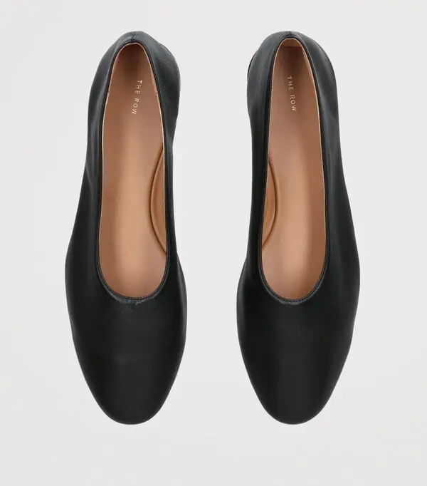 THE ROW Awar Flat Shoes - Black