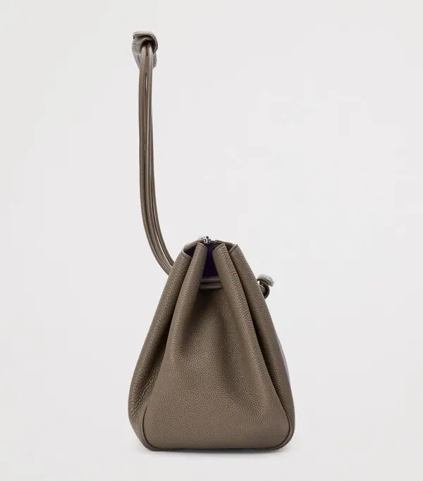 Loewe Grained Leather Madrid Shoulder Bag - Brown
