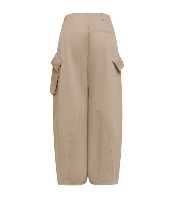Alaïa Cotton Twisted Cargo Trousers