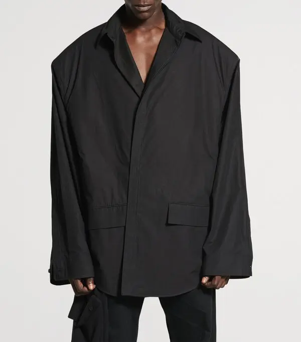 Balenciaga Oversized Cotton Blazer