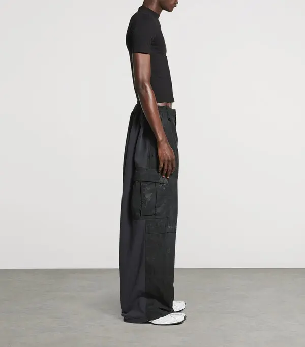 Balenciaga Cotton Distressed Sweatpants