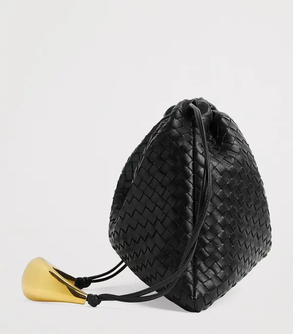 Bottega Veneta Calfskin Intreccio Dustbag Shoulder Bag