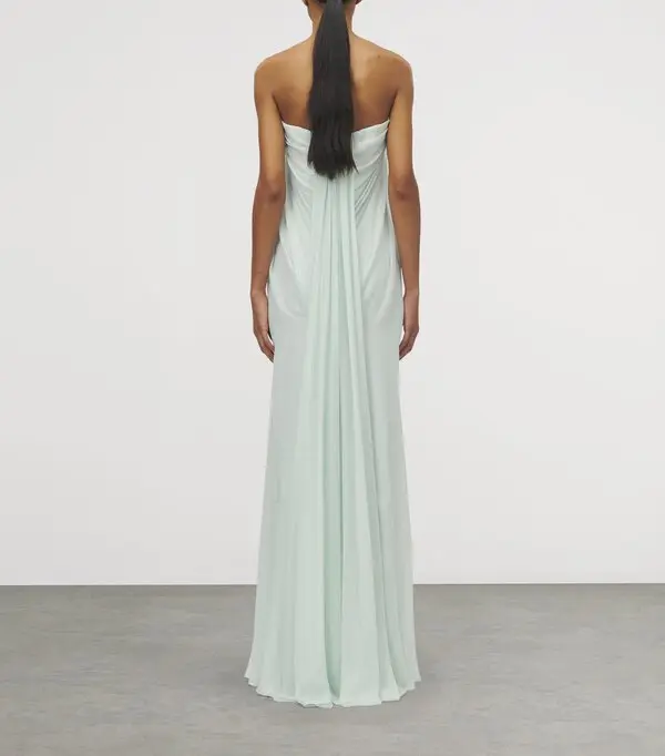 chinese dress ladies Alexander McQueen Fall 1998 'Joan' Maxi Dress  Sweet Disorder Vintage