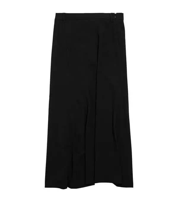 Balenciaga Draped Tailored Wrap Skirt