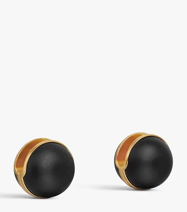 Alaïa Sphere Wood Earrings