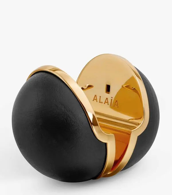 Alaïa Sphere Wood Earrings