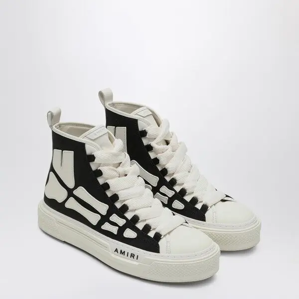 Amiri Skel Court Hi-top Sneakers - Black