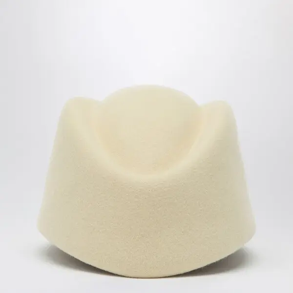 Valentino Garavani Vlogo Signature Wool Hat - Beige