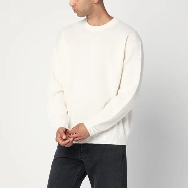 ROBERTO COLLINA Wool And Cashmere Crew Neck Sweater