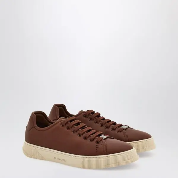 FERRAGAMO Leather Low-top Sneakers