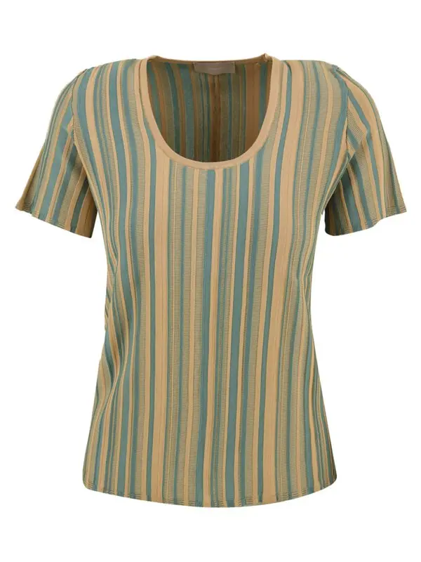 DRUMOHR Striped Knit Top