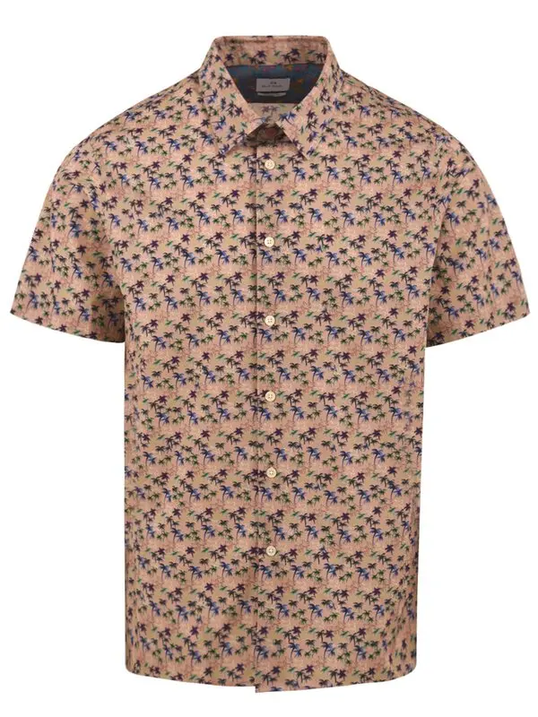 Paul Smith Printed Short Sleeve Shirt