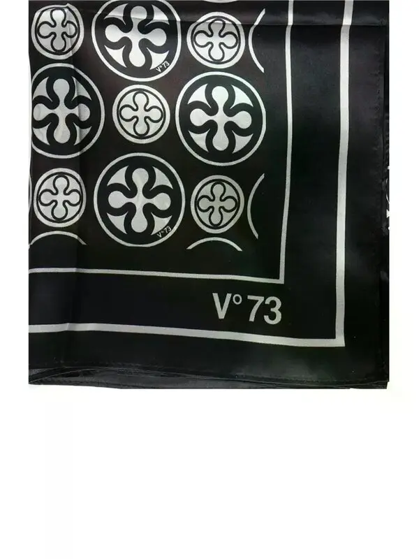 V°73 Patterned Silk Scarf