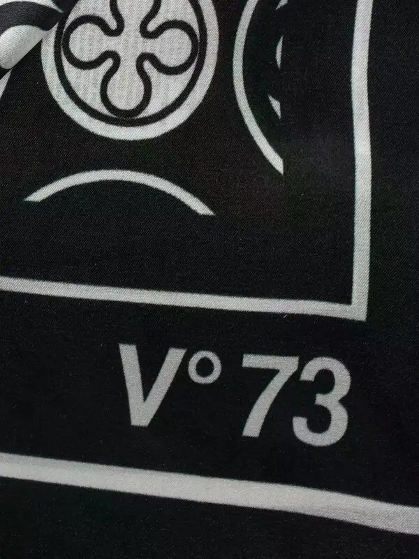 V°73 Patterned Silk Scarf
