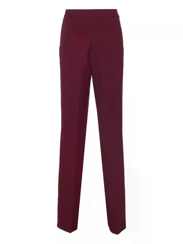 TWINSET Chain-embellished Trousers - Red