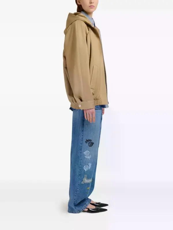 Marni Embroidered Jeans - Blue