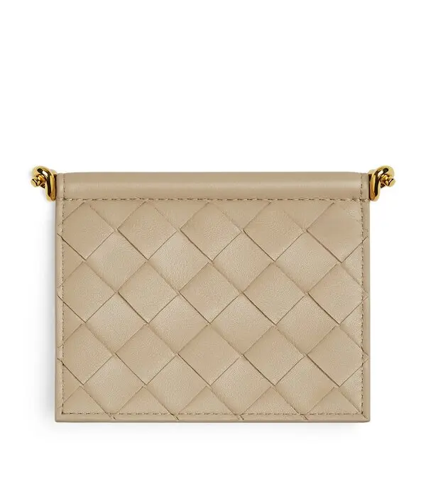 Bottega Veneta Leather Solstice Card Holder - Neutral