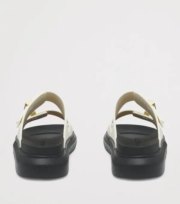 Alexander McQueen Rubber Hybrid Slides - Nude