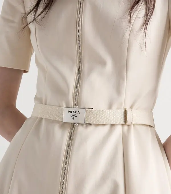 Prada Cotton Chino Dress - Neutral