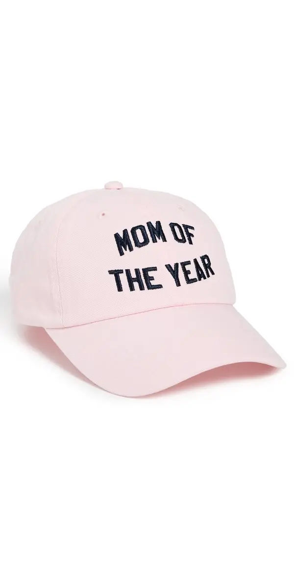 FAVORITE DAUGHTER Mom Of The Year' Baseball Cap - Light Pink/navy