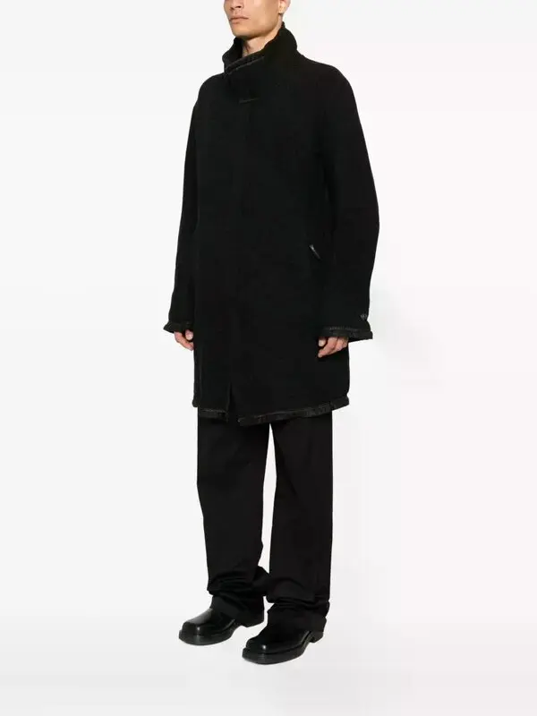 69 High-neck Zip-front Coat