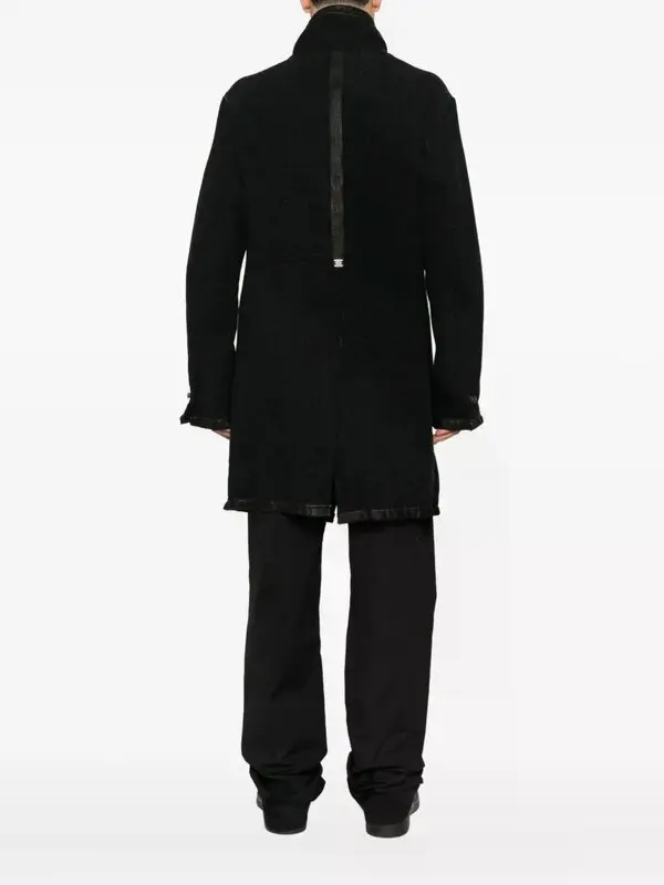 69 High-neck Zip-front Coat