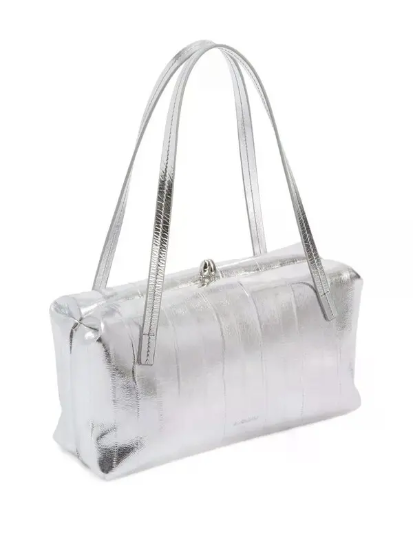 JIL SANDER Goji Pillow Small Tote Bag - Silver