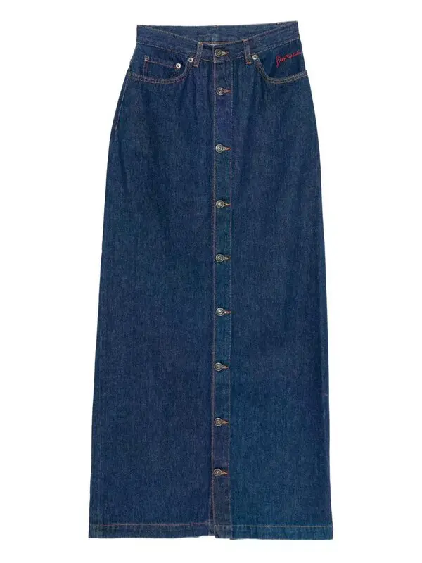 Fiorucci Button-front Denim Skirt