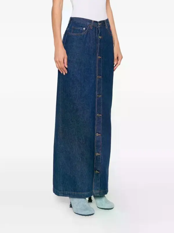 Fiorucci Button-front Denim Skirt