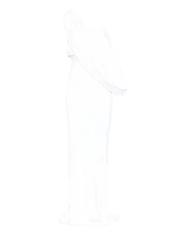 Christopher Esber Aiba Draped Maxi Dress - White