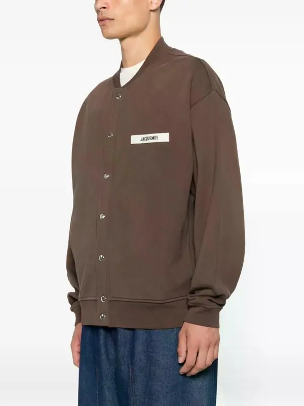 Jacquemus The Gros Grain Press-stud Cardigan - Brown