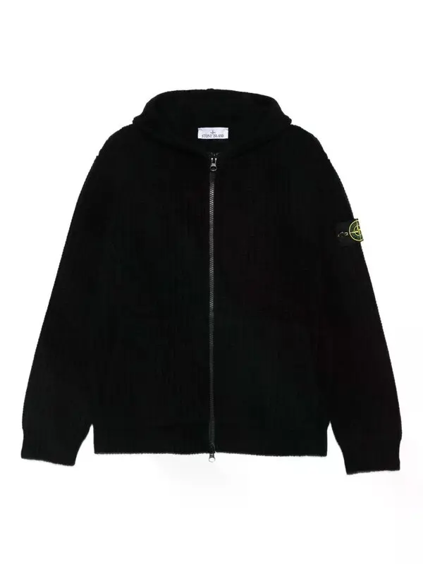 Stone Island Ribbed Knit Cardigan