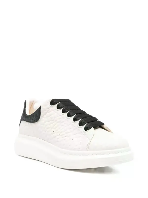 Alexander McQueen Oversized Textured Leather Sneakers