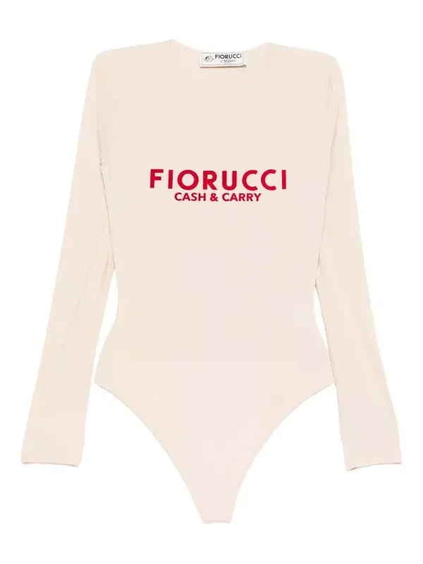 Fiorucci Logo Print Long-sleeve Bodysuit