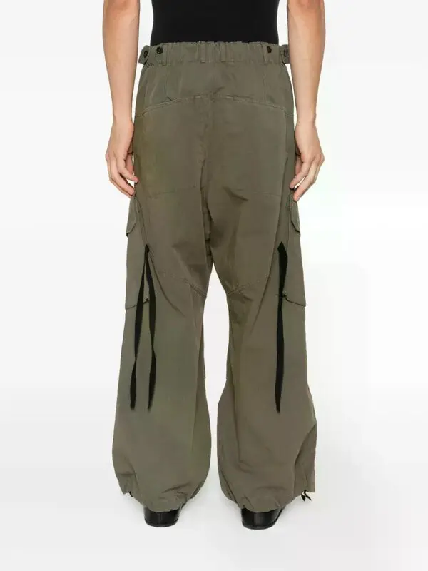 Isabel Benenato Cotton Cargo Trousers