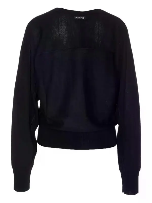 Pinko Wool Round Neck Long Sleeve Sweater