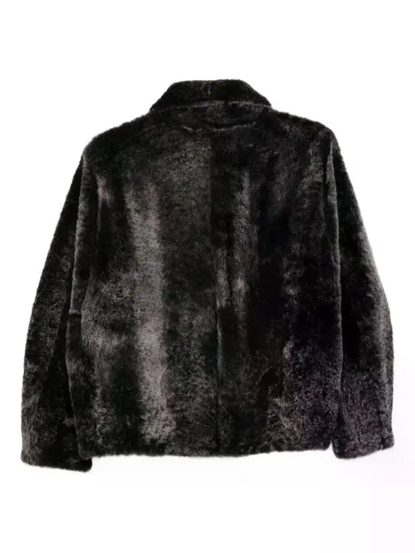 MANZONI 24 Shearling Cropped Coat