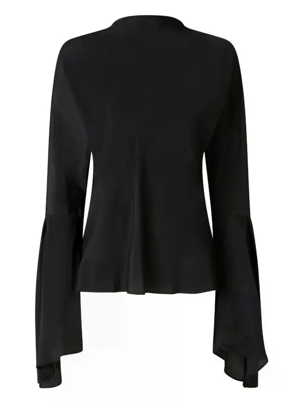 Pinko V-neck Blouse - Black
