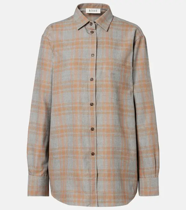 RÓHE Checked Shirt