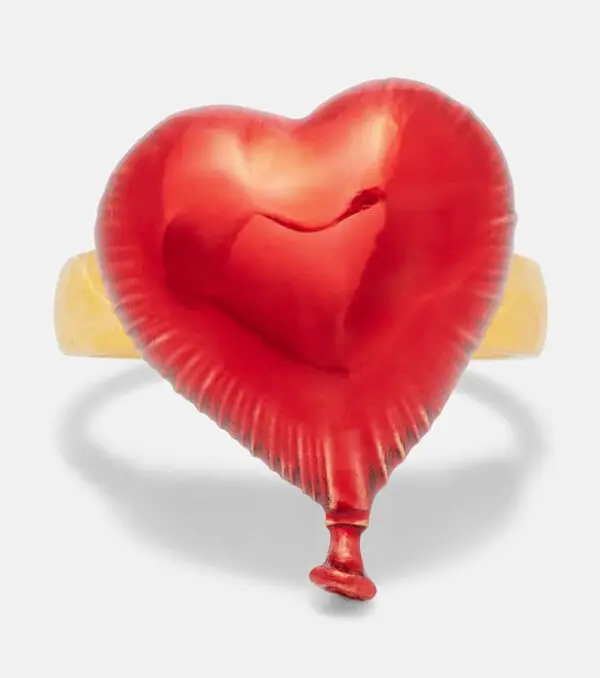 Oscar De La Renta Heart Balloon Ring - Multicoloured