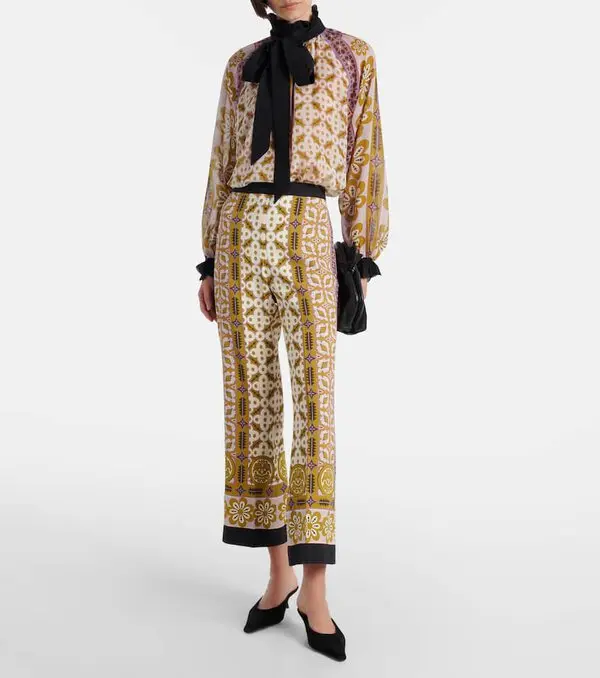 La DoubleJ Printed Straight Pants
