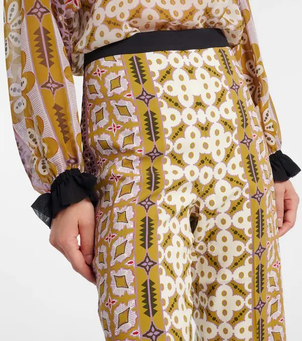 La DoubleJ Printed Straight Pants