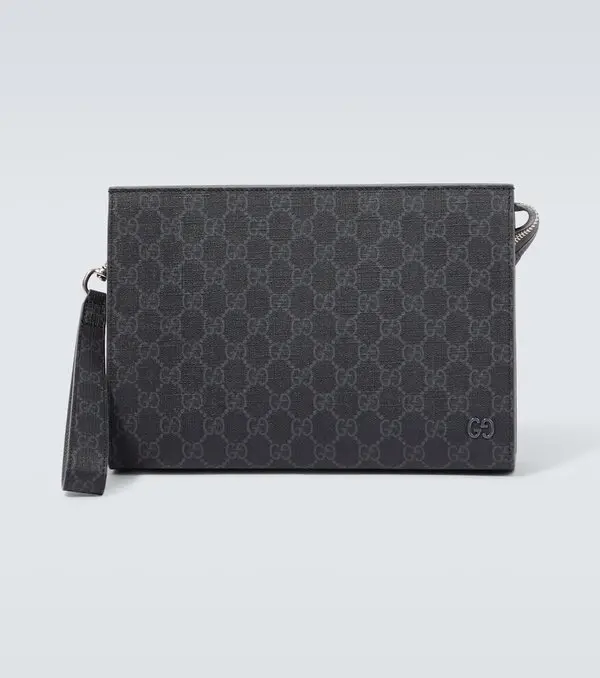 Gucci Gg Supreme Canvas Pouch - Multicoloured