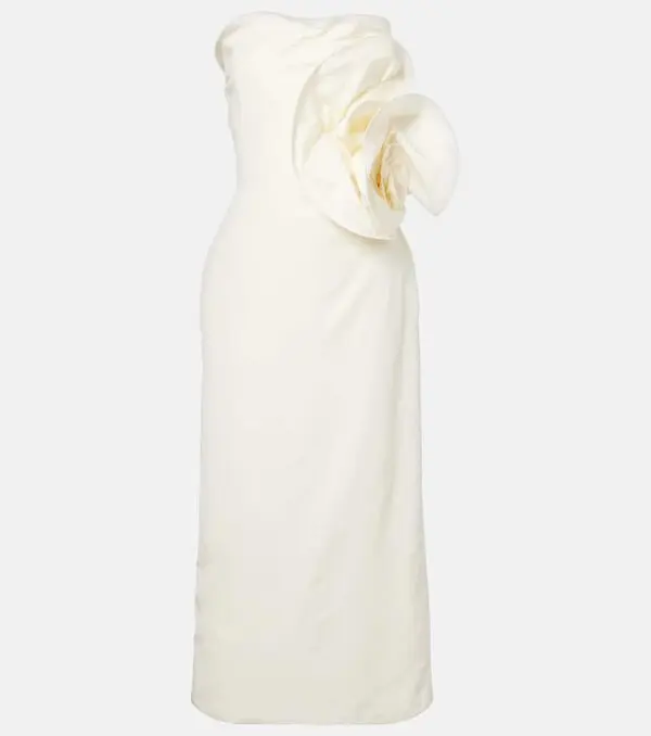 Magda Butrym Floral-applique Corset Dress