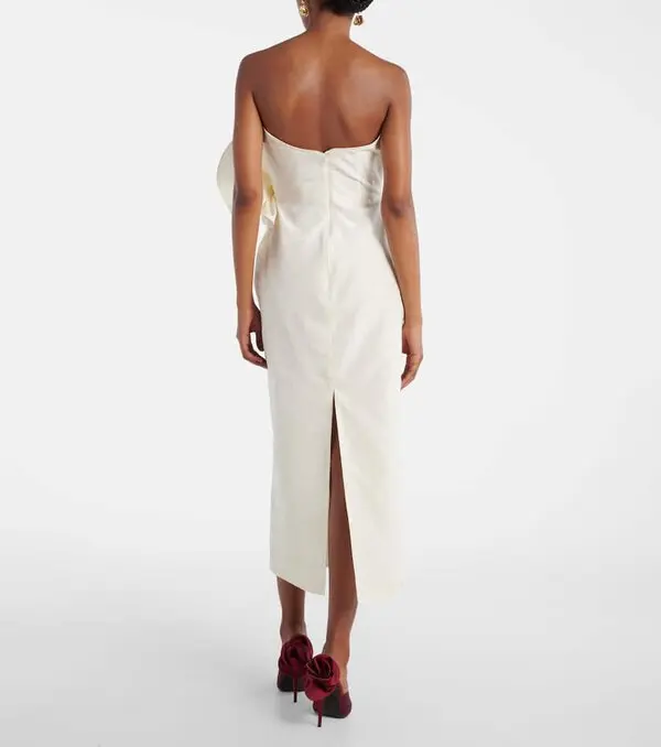 Magda Butrym Floral-applique Corset Dress