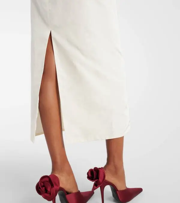 Magda Butrym Floral-applique Corset Dress