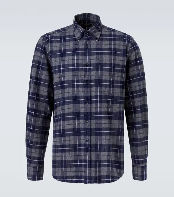 SLOWEAR Checked Cotton Shirt