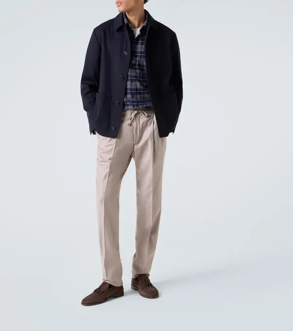 SLOWEAR Checked Cotton Shirt