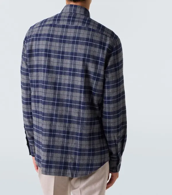 SLOWEAR Checked Cotton Shirt