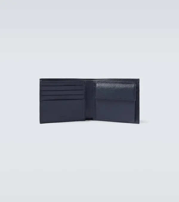 Prada Logo Leather Wallet